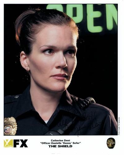 CATHERINE DENT Signed 8x10 THE SHIELD DANNY SOFER Photograph - To Lori ...