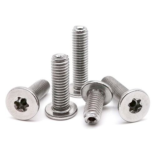 SS304 A2 Hollow Hole Through Torx Ultra Thin Flat Wafer Head Security ...