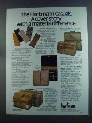 1982 Hartmann Luggage Ad - Nouveau Hobo, Hanger, Over | eBay