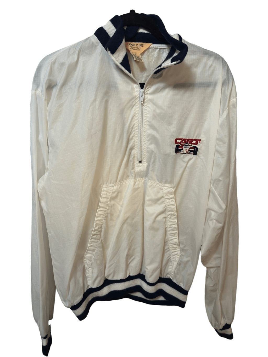 Vintage Logo 7 Athletic Cart Racing Coach Jacket Men’… - Gem