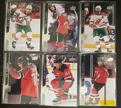 2020-21 Upper Deck UD New Jersey Devils Series 1 Base Team Set 6 Hockey ...
