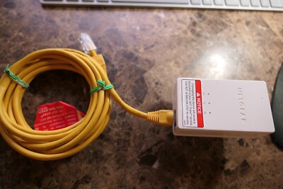 NETGEAR XAV1301 v2 POWERLINE 200 MINI ADAPTER WITH ETHERNET CABLE ADT ...