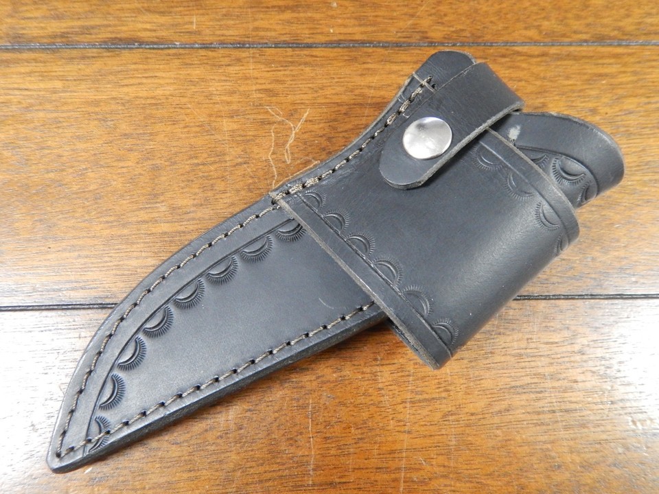 COAST LEATHERS Knife Sheath only fits 5-6" fixed blade knives-Left hand ...