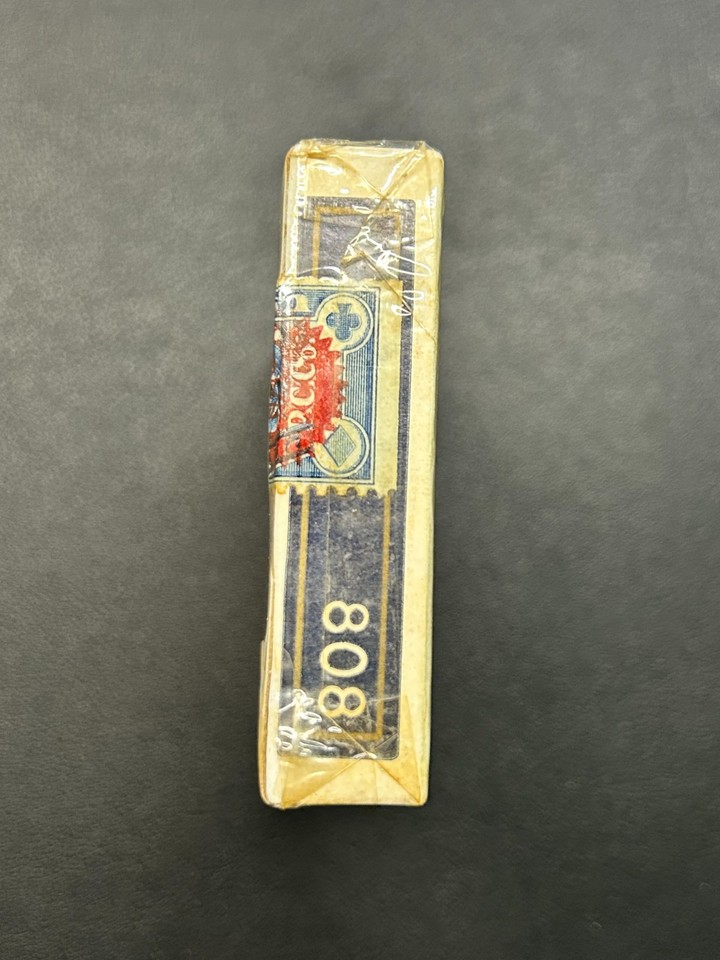 Vintage Racer Back Sealed Blue Deck tax stamp Bicycle Playing cards ...