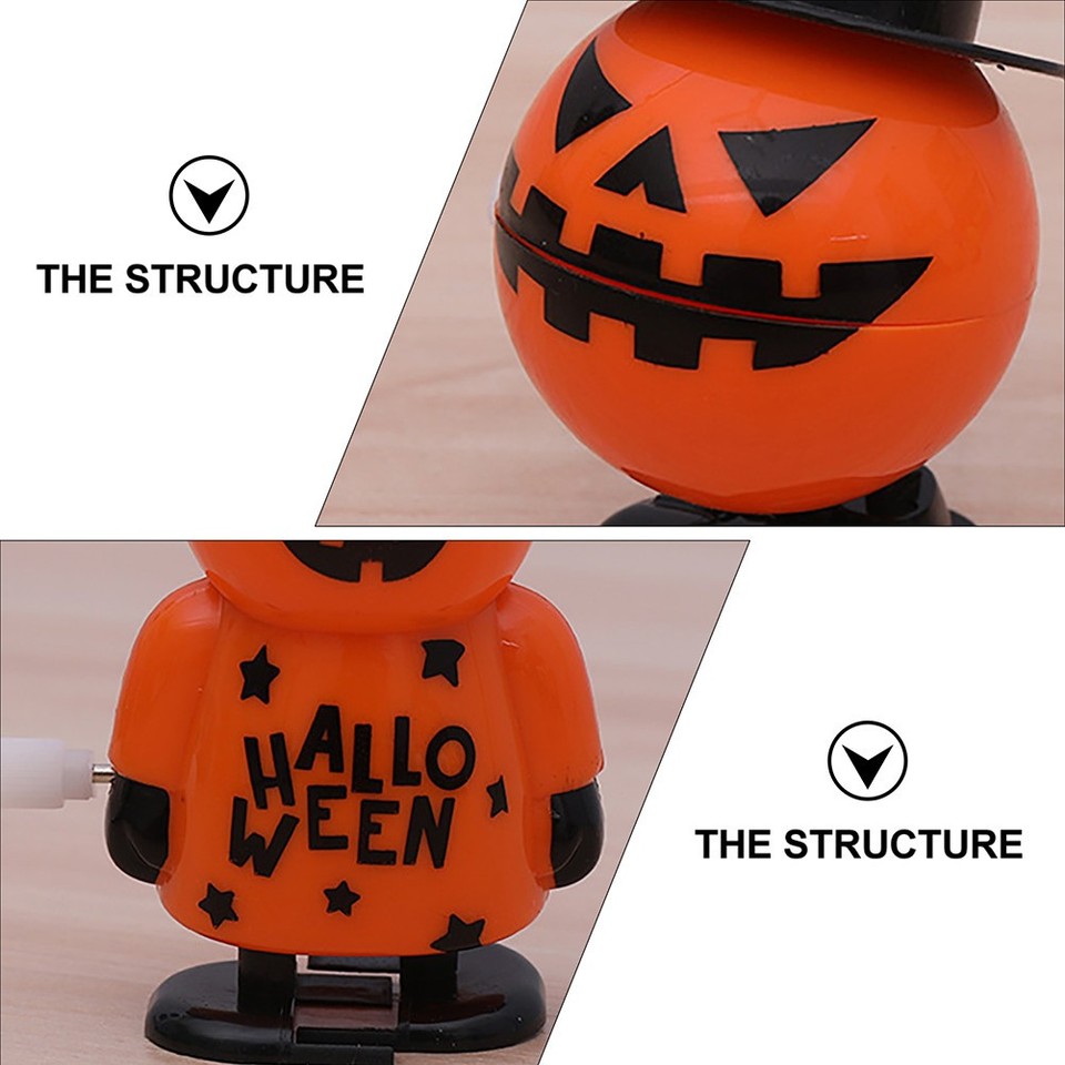 1 Set 6Pcs Halloween Jumping Prank Toys Funny Wind-up Toys (Assorted ...
