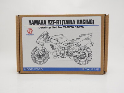 Hobby Design 1:12 Yamaha YZF-R1 Taira Racing Tamiya 1 Detail Up Kit ...