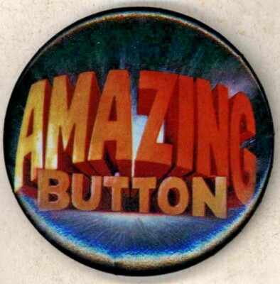 1980's AMAZING Button 2 1/4" Pinback Button | eBay