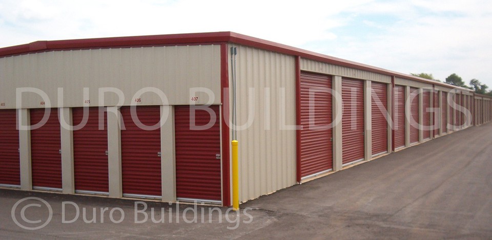 DURO Steel 40x120x8.5 Metal Mini Self Storage Prefabricated Building ...