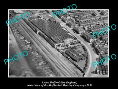 OLD HISTORIC PHOTO OF LUTON BEDFORDSHIRE ENGLAND THE SKF BALL BEARING ...