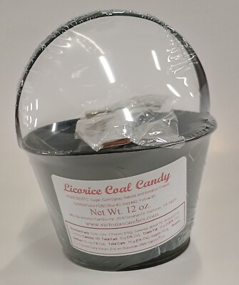 Christmas Coal Bucket Licorice Hard Candy Candies 2 Buckets Free ...
