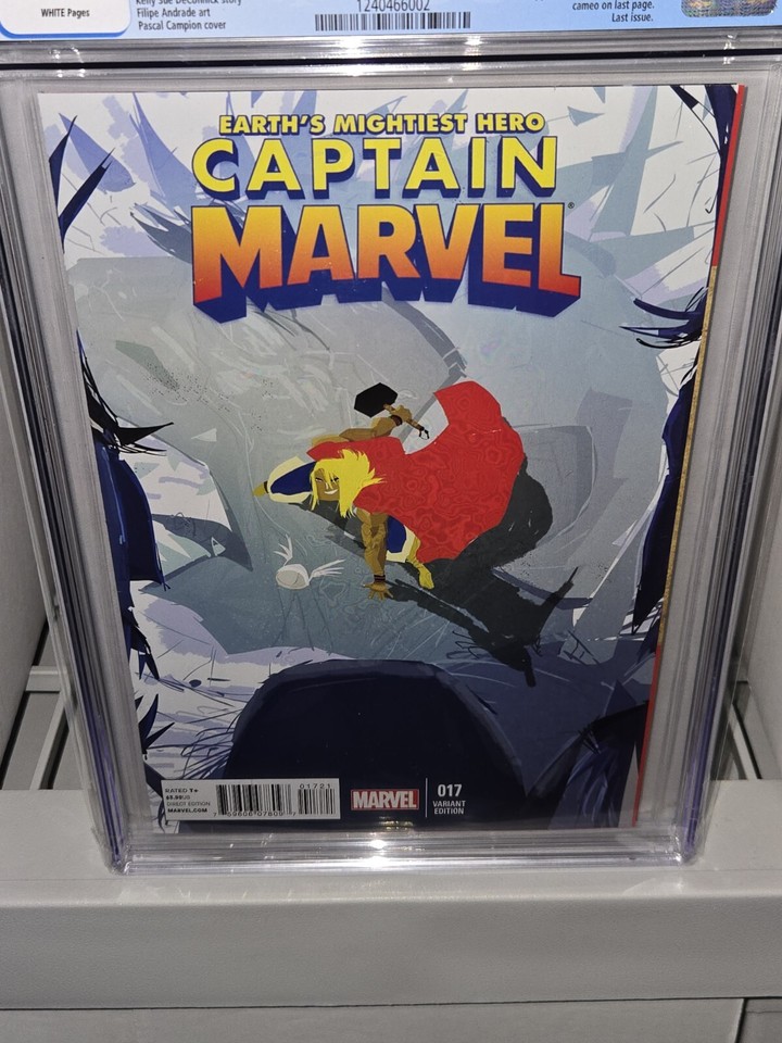 Captain Marvel #17 1 in 20 Variant Edition 2nd Kamala Khan Last Issue ...