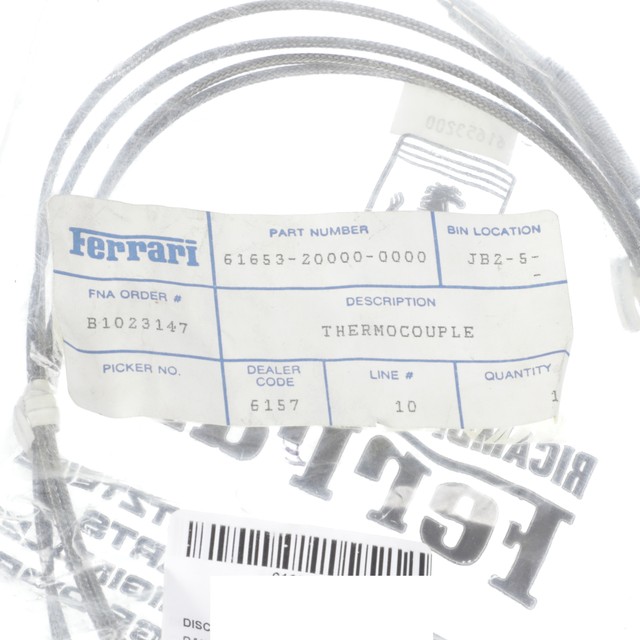 GENUINE FERRARI 1987 1990 Testarossa Exhaust System Thermocouple ...