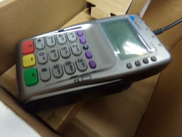 Verifone Vx805 CTLS Pin Pad Credit Card Chip Swipe Reader VX 805 for ...