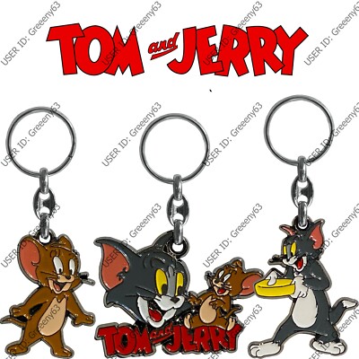 Tom and Jerry High Quality Enamelled Metal Key Rings | eBay