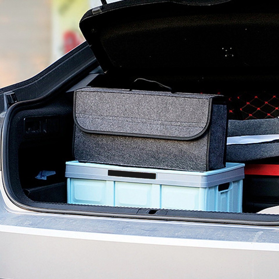 Car Boot Organizer Box Trunk Bag Storage Container Travel Tidy Case ...