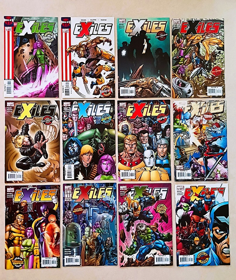 Exiles .99¢ Books Marvel Comic Lot Hi-Grade X-men Wolverine Logan | eBay