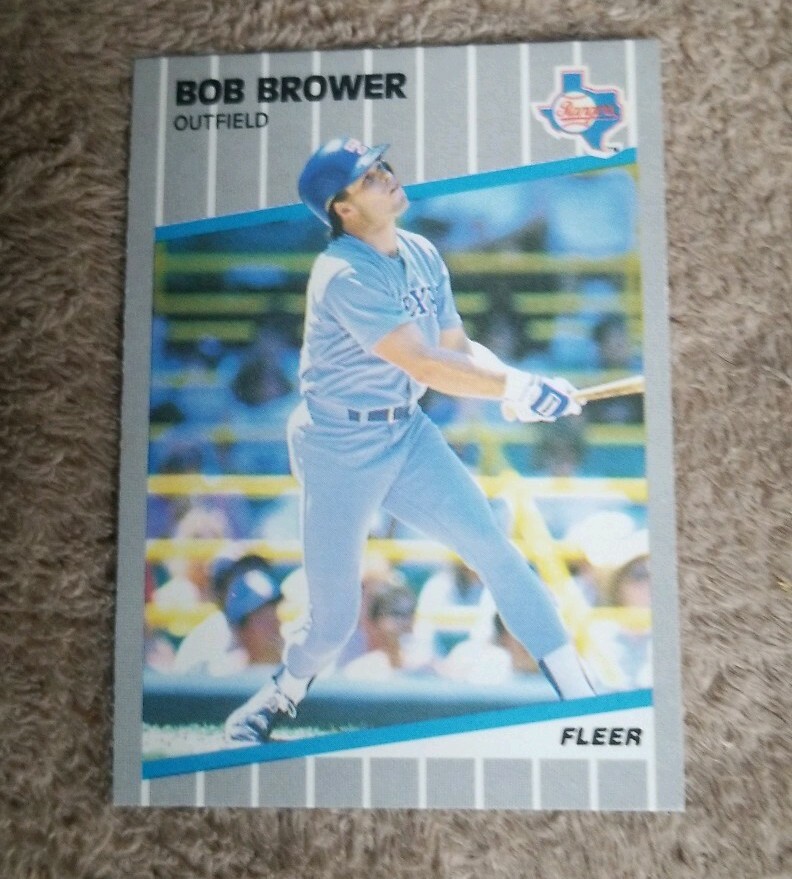 1989 (RANGERS) Fleer #514 Bob Brower | eBay