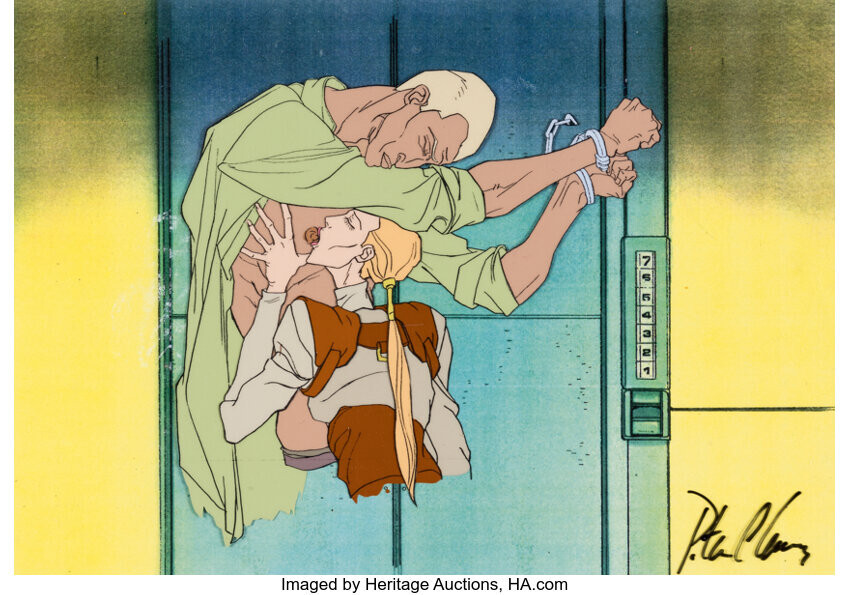 Aeon Flux - Production Cel Signed by Peter Chung (MTV Animation) + Free ...
