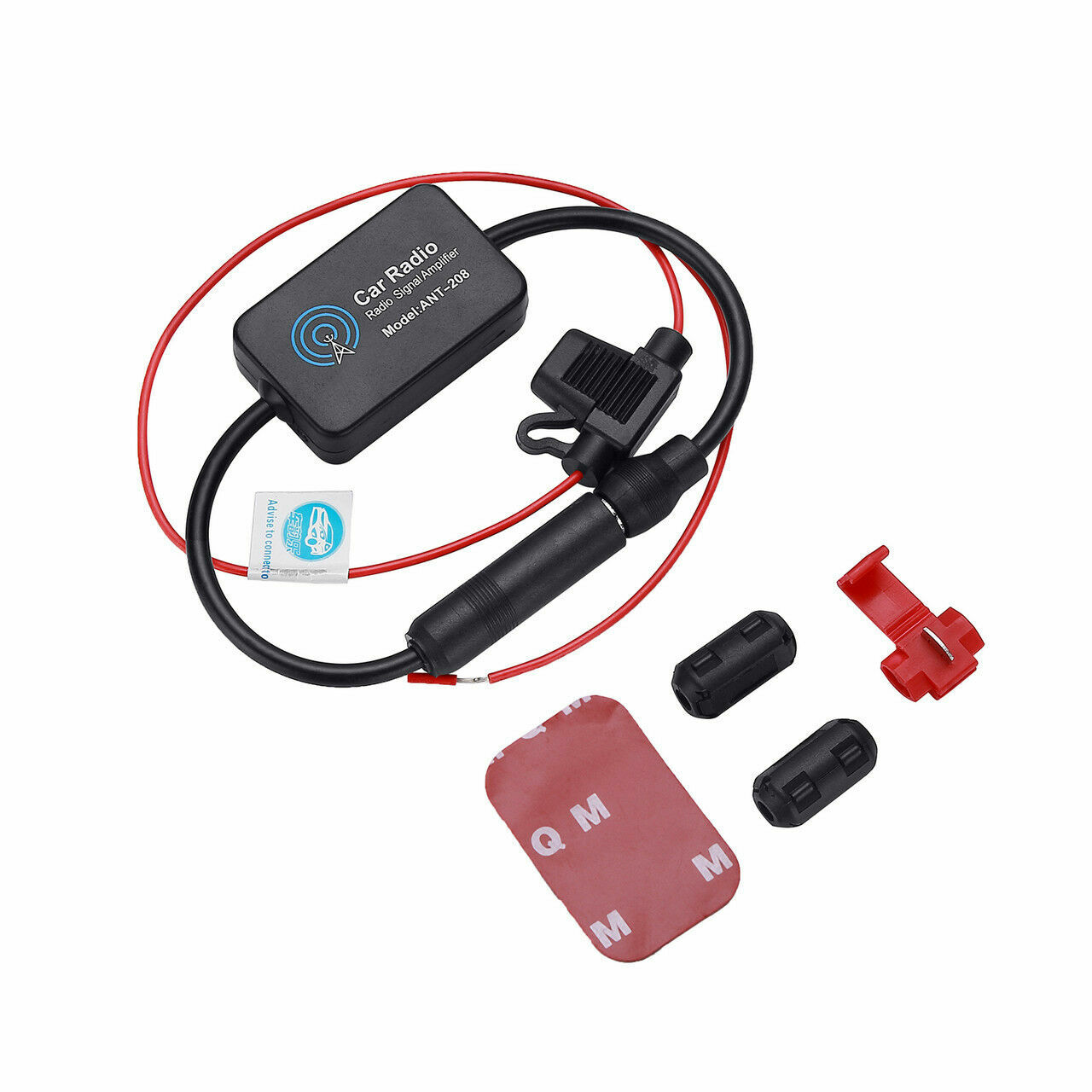 Car Auto Stereo FM & AM Radio Signal Antenna Aerial Signal Amp ...
