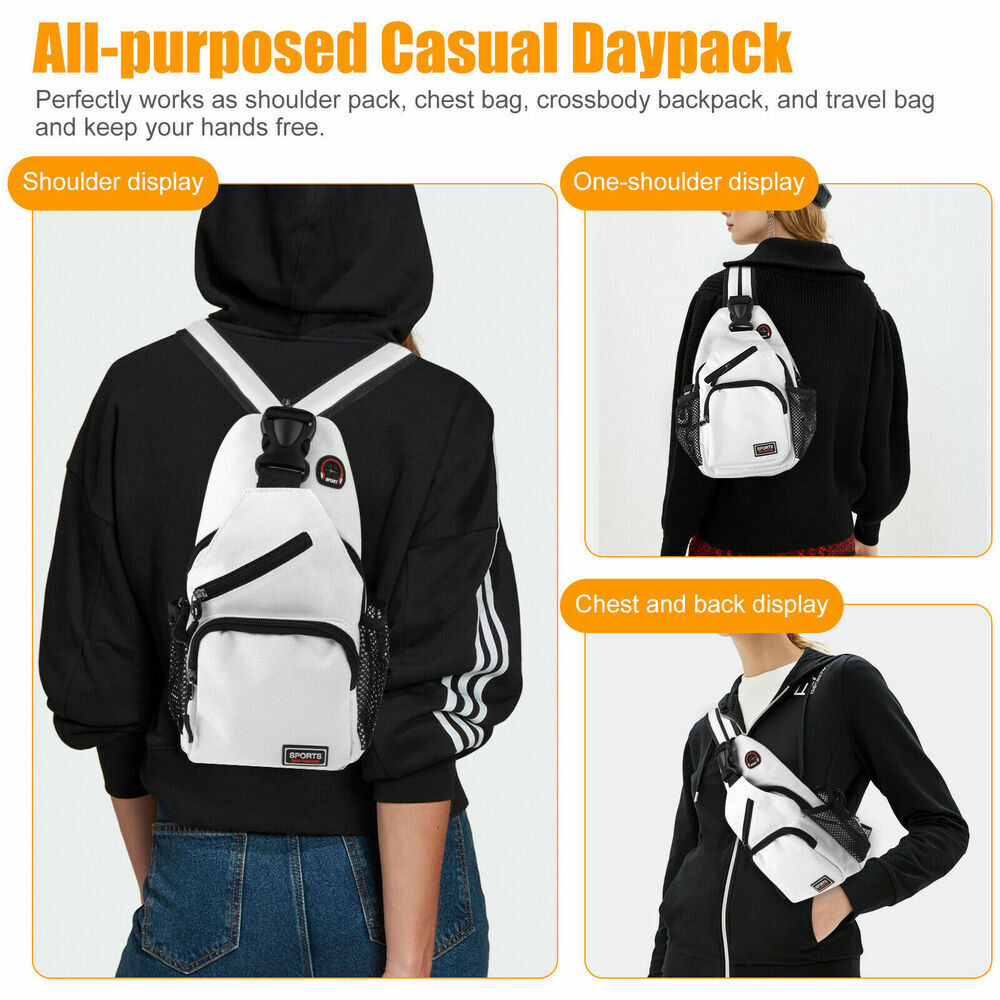 1PCS Waterproof Chest Pack Outdoor Travel Shoulder Sling Backpack ...