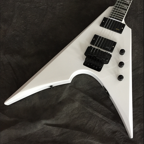 Arrow Electric Guitar White Active Pickups Tremolo Bridge 24 Frets ...