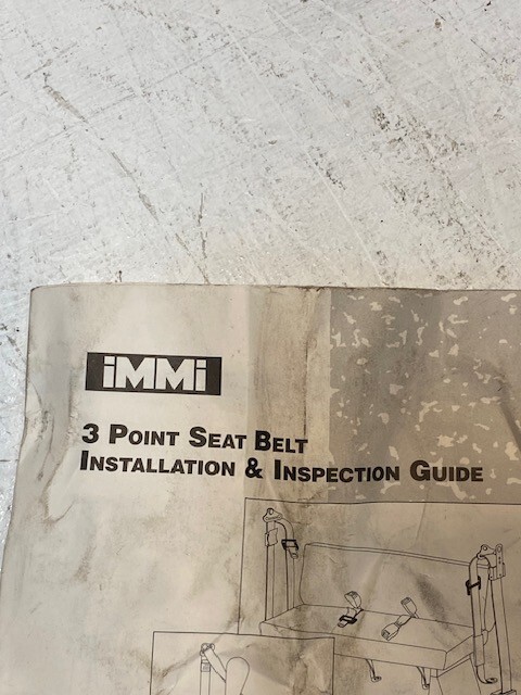 International Navistar Truck Safety 1684505C3 Seat Belt 3 Point Rls80 ...