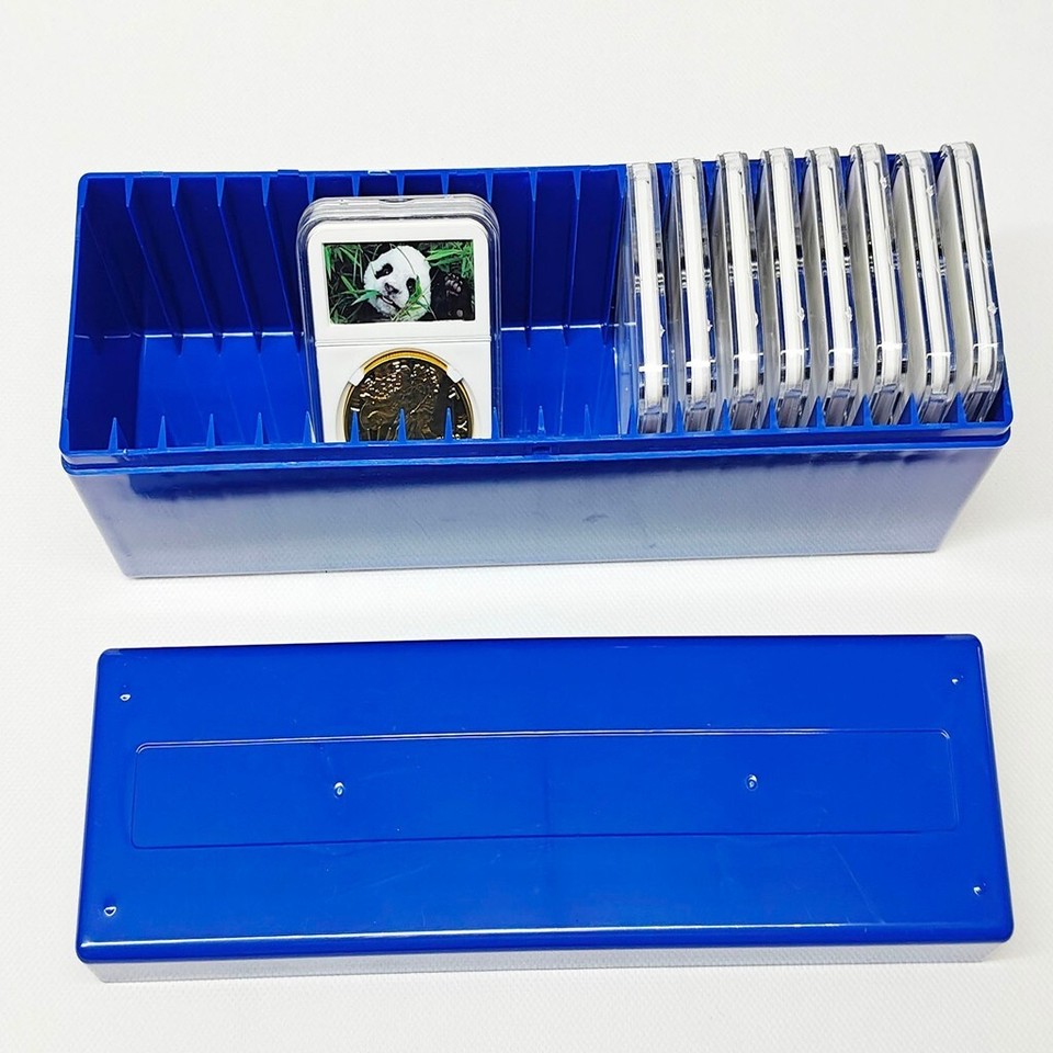 3 Pack Coin Slab Storage Box Case for 20 PCGS NGC PCCB PMGab Coin Slab ...