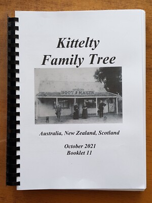 Kittelty Family Tree Genealogy Australia Ballarat Victoria Book 11 ...