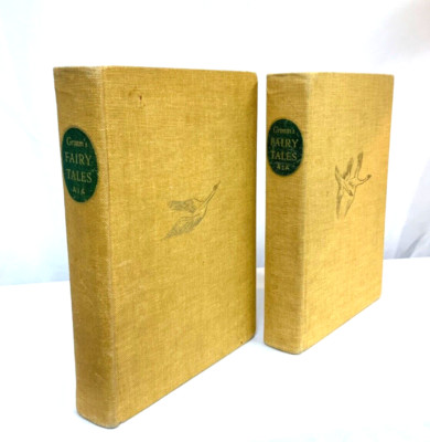 Grimm's Fairy Tales Books Volume 1 & 2 1962 Heritage Press Illustrated ...