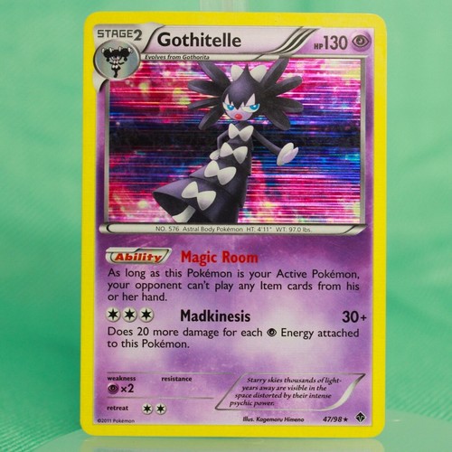 Pokémon TCG - Gothitelle 47/98 Holo Rare Black & White Emerging Powers ...
