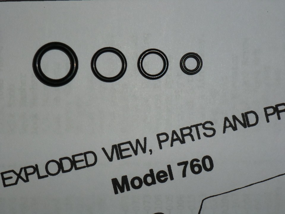 Crosman 760 Seal Kit + TWO Exploded Views (Pre 1977) + Parts List ...