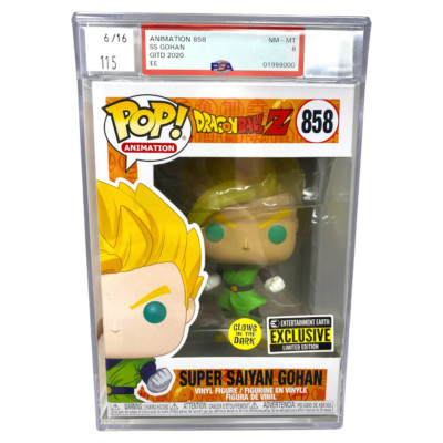 PSA Grade 8 2020 Super Saiyan Gohan 858 Glow in the Dark | eBay