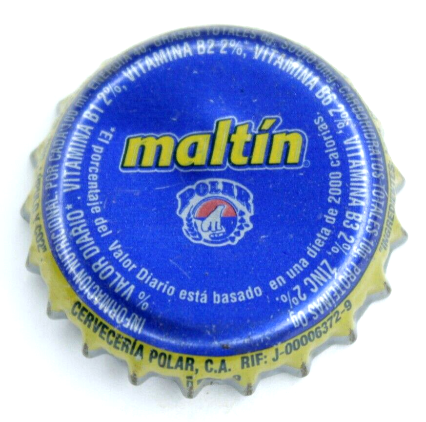 Venezuela Maltin Polar - Malt beverage Bottle Cap Kronkorken Tapon ...