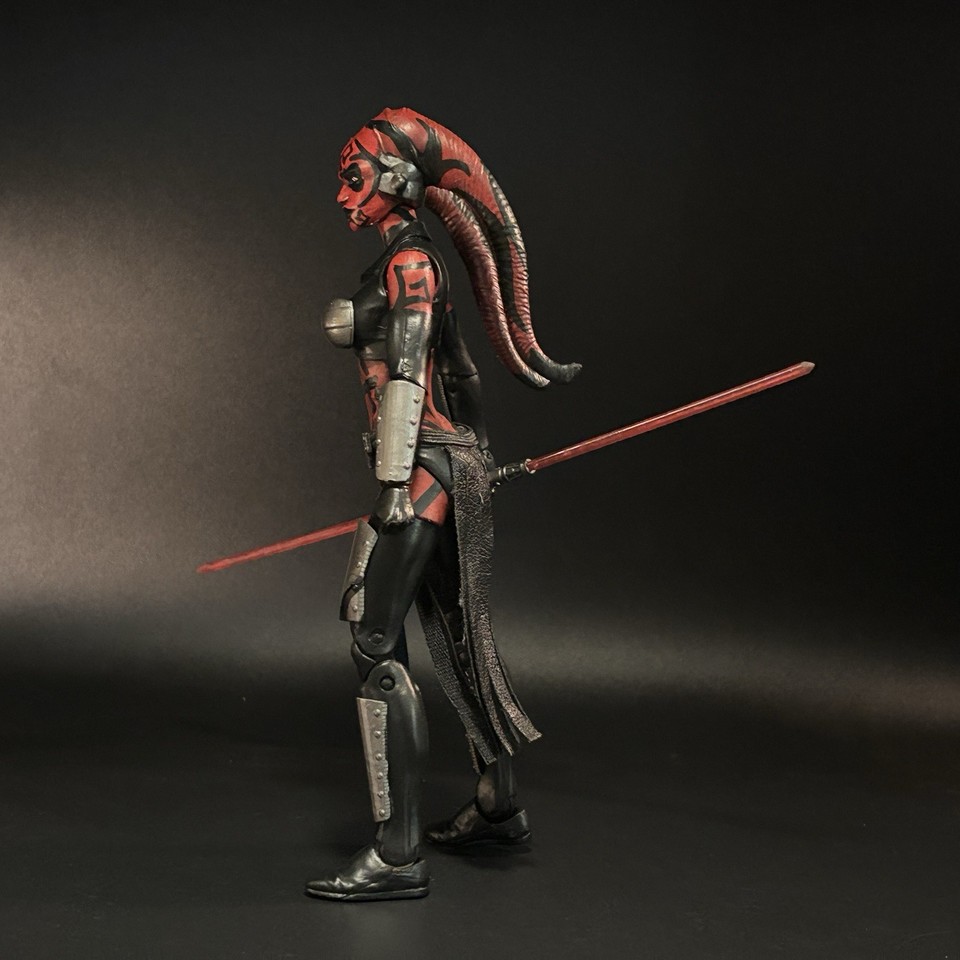 Star Wars Custom 6” Black Series Darth Talon Action Figure Sith Lord EU ...