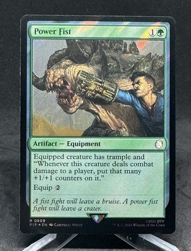 Power Fist - Surge Foil- Universes Beyond: Fallout Magic The Gathering ...