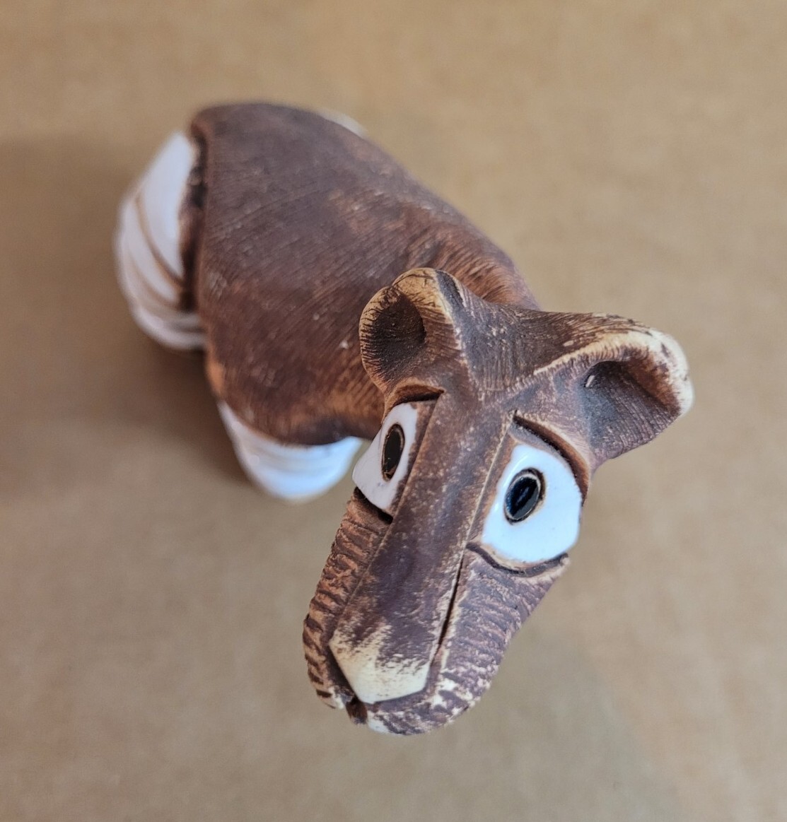Vintage Artesania Rinconada Spectacle Bear Okapi Pottery Sculpture ...