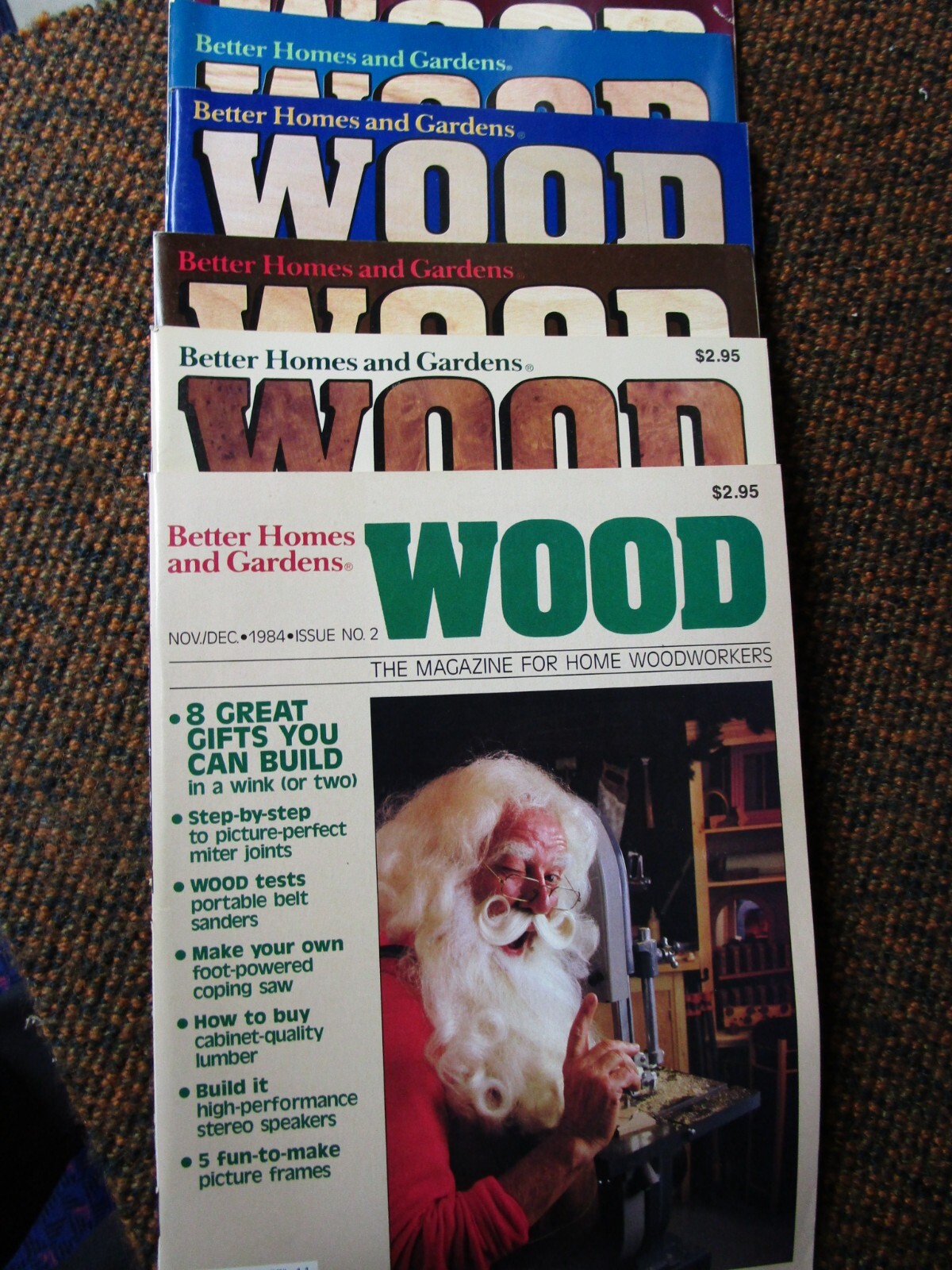 Lot of 12 Wood Magazines, 1980s,1990s Vintage, Better Homes and Gardens ...