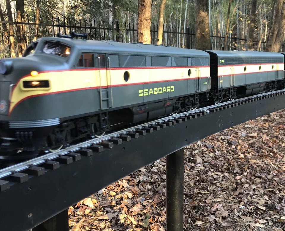 LGB G scale F7 AB Custom Seaboard RR paint. Freight Scheme, Sound | eBay