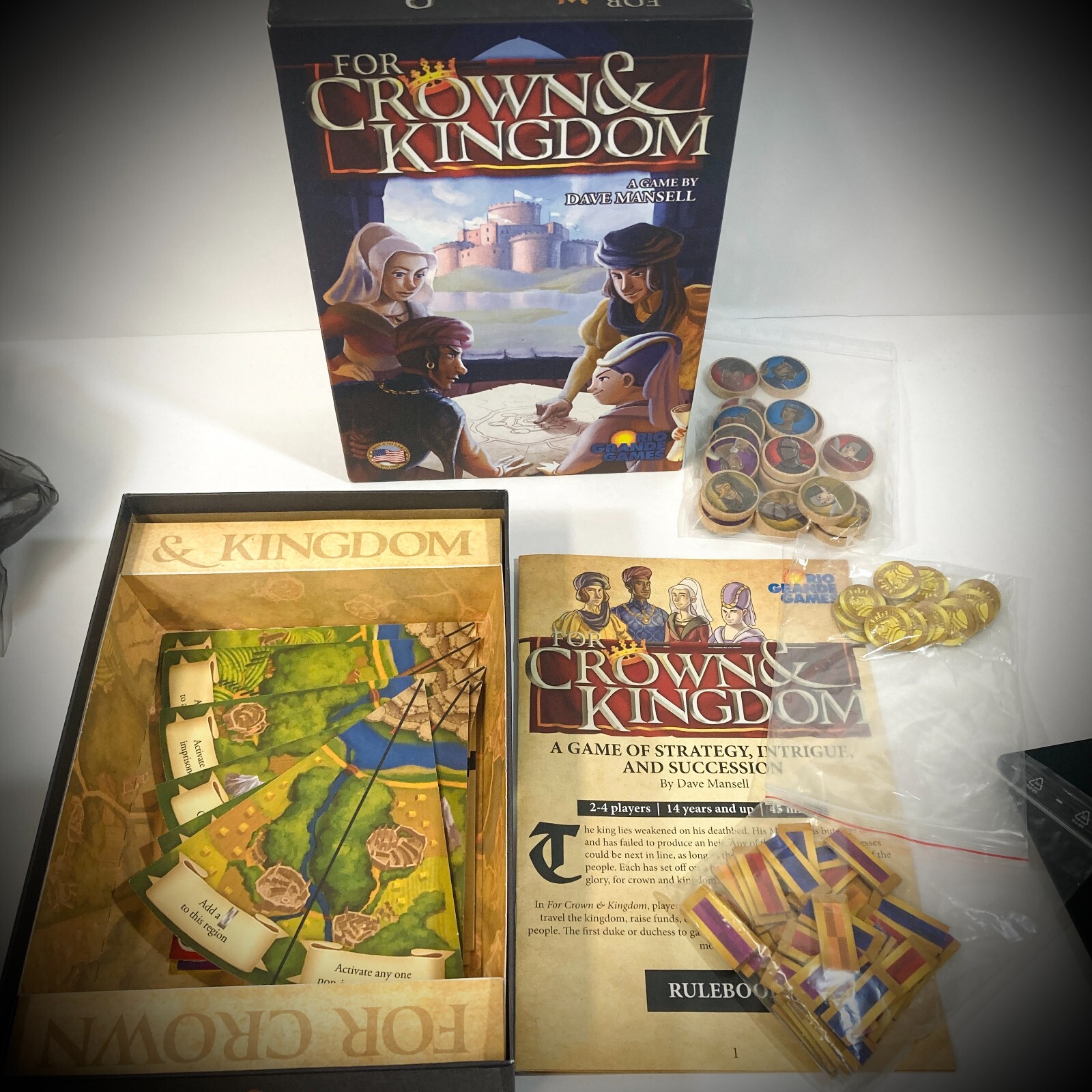 FOR CROWN AND KINGDOM BOARD GAME rio grande oop 2016 tactical English ...