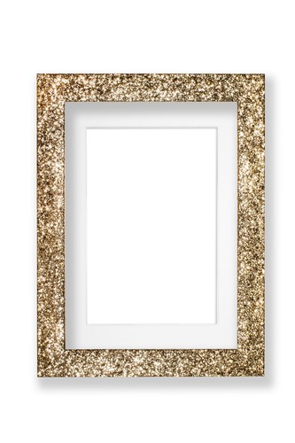 Mounted Glitter Range Photo Frame Sparkling Glitter Effect Picture ...