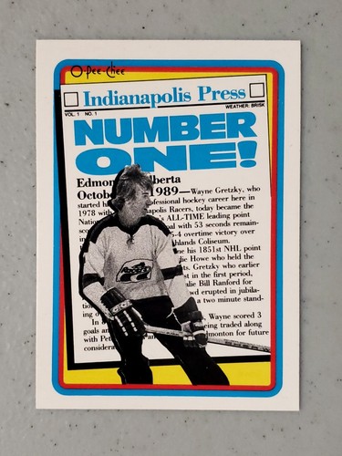 Wayne Gretzky 1990-91 O-Pee-Chee Number One! #1 | eBay