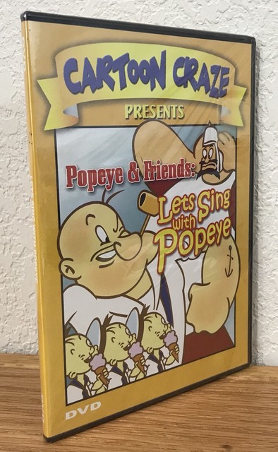 Cartoon Craze Popeye & Friends Lets Sing With Popeye DVD 10 Episodes ...