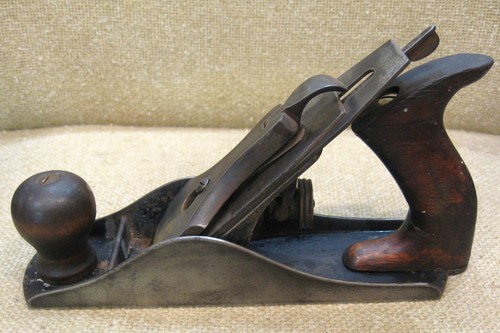 STANLEY PLANE No. 4 Type 6 - BAILEY'S PATENT 1858 & 1867 on DEPTH KNOB ...