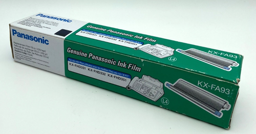Panasonic KX-FA93 Fax Ink Cartridge - Black Genuine Panasonic ...
