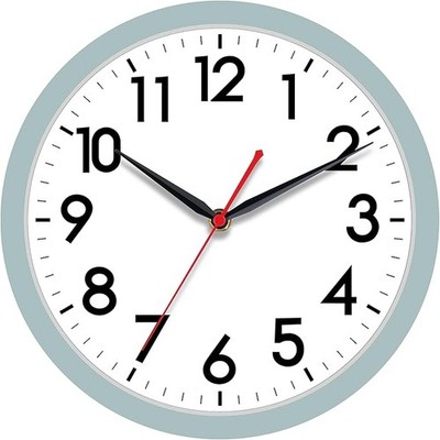 AKCISOT Wall Clock, Modern Small Wall Clocks Battery Operated 12 Inch ...
