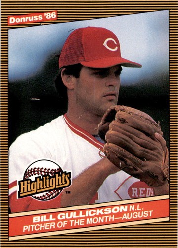 1986 Donruss Highlights #40 Bill Gullickson Reds Baseball Card | eBay