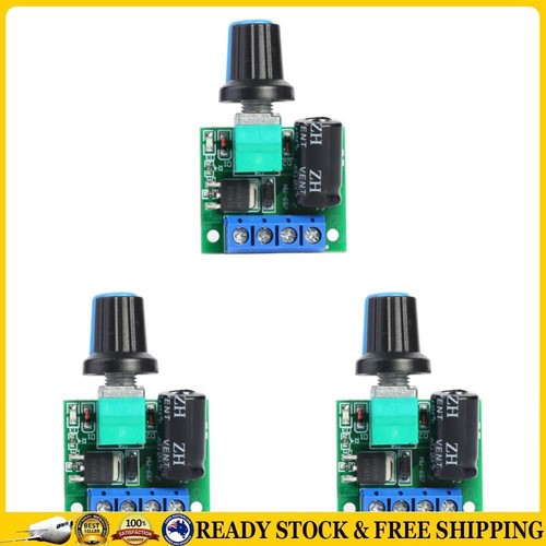 3Pcs PWM Motor Speed Controller Module 5A 90W DC 5V-35V Voltage ...
