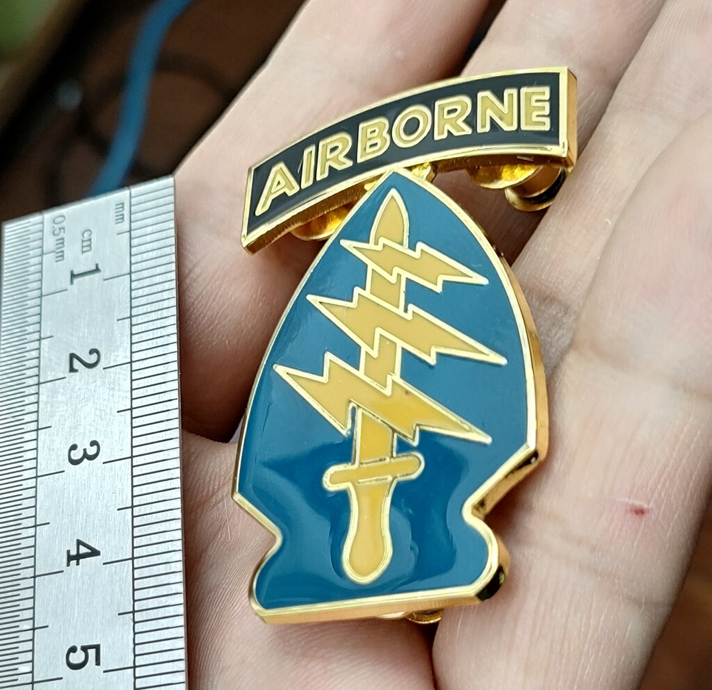 Army Special Forces Combat Pin Asu