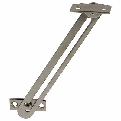 Folding fitting with locking mechanism flap support for wooden flaps ...