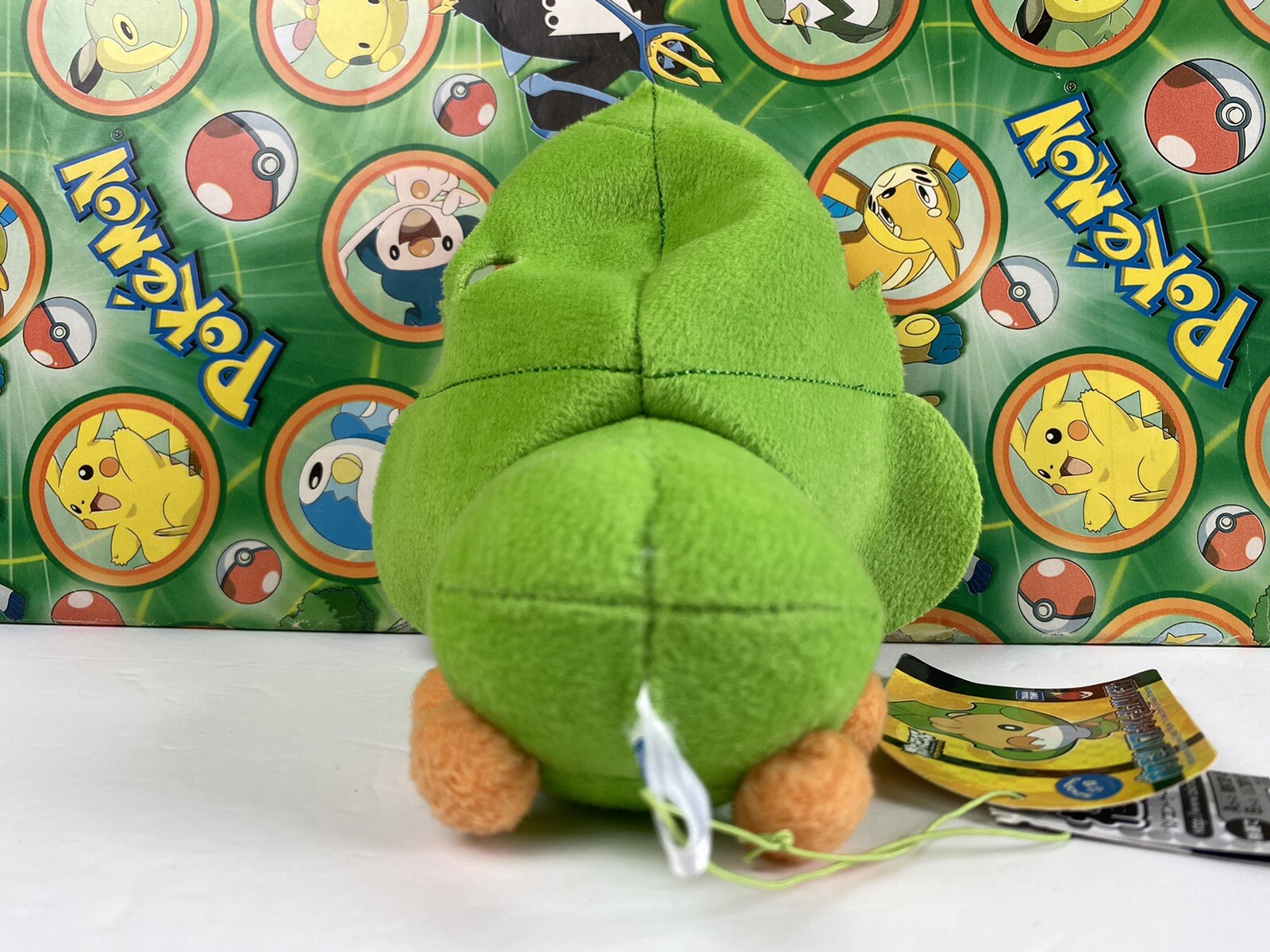 Pokemon Plush SEWADDLE Tomy Takara 6 " Pokedoll stuffed figure go toy ...